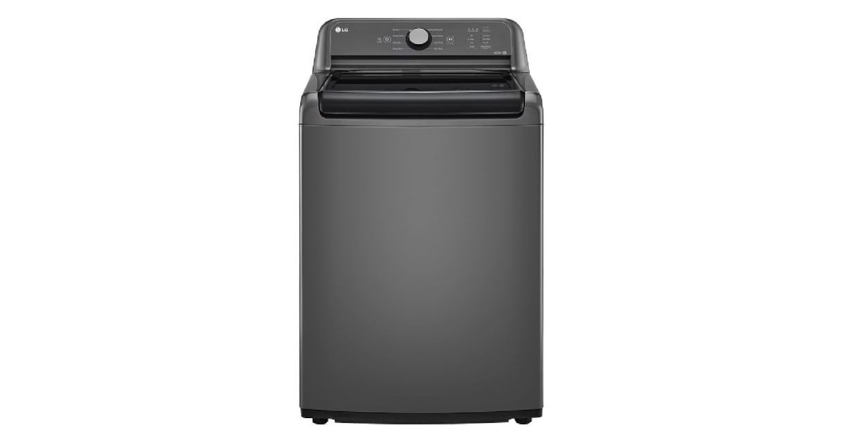 LG WT6105CM 27 Inch Wide 4.1 Cu. Ft. Top Loading Washing Machine with ...