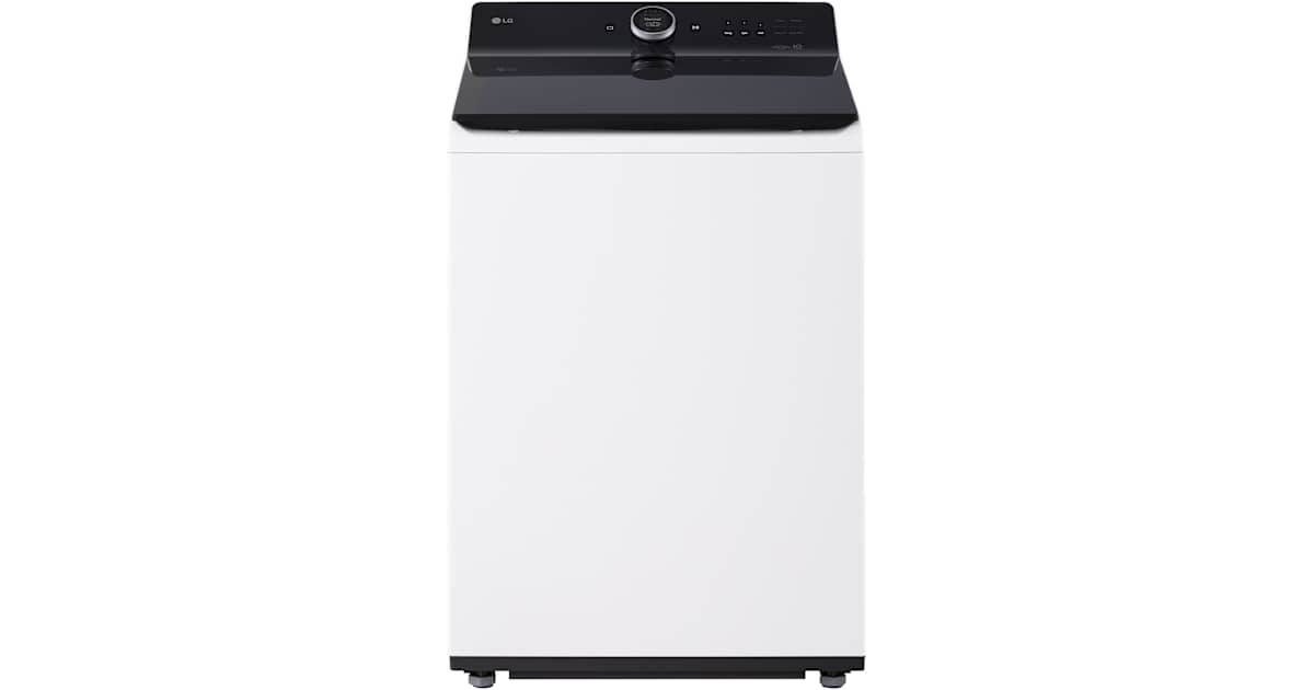 LG WT8600CW 27 Inch Wide 5.5 Cu. Ft. Energy Star Certified Top Loading ...