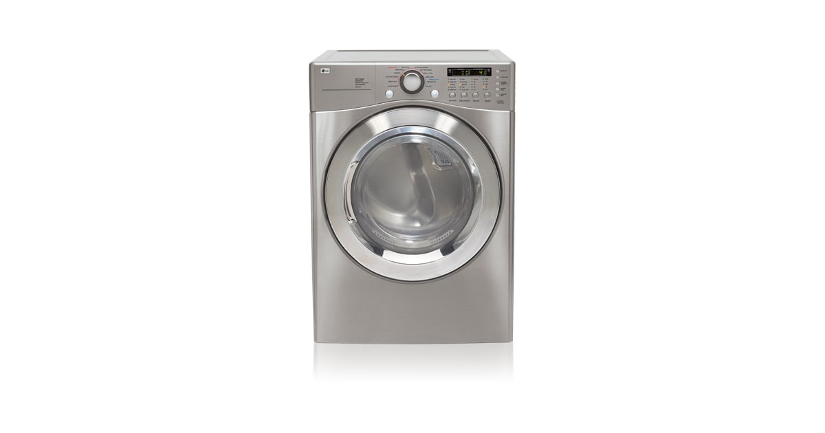 LG DLE2701V 7.4 Cubic Foot Front Loading Ultra Capacity Electric Dryer ...