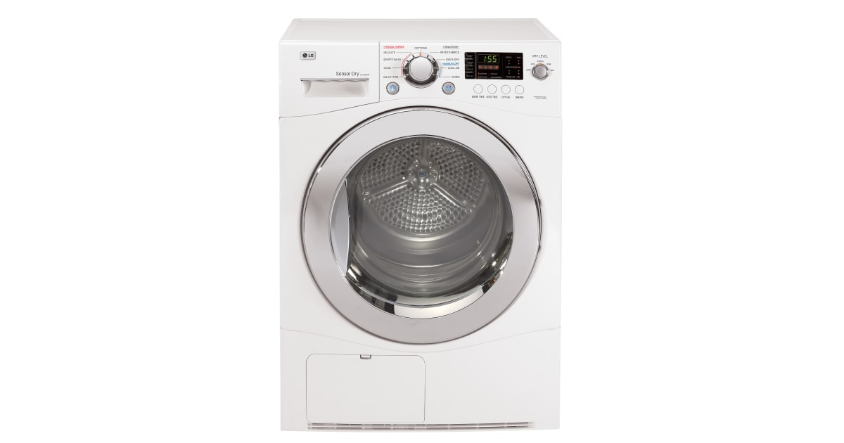 LG DLEC855W 24" 4.2 Cubic Foot Compact Electric Condensing Dryer ...