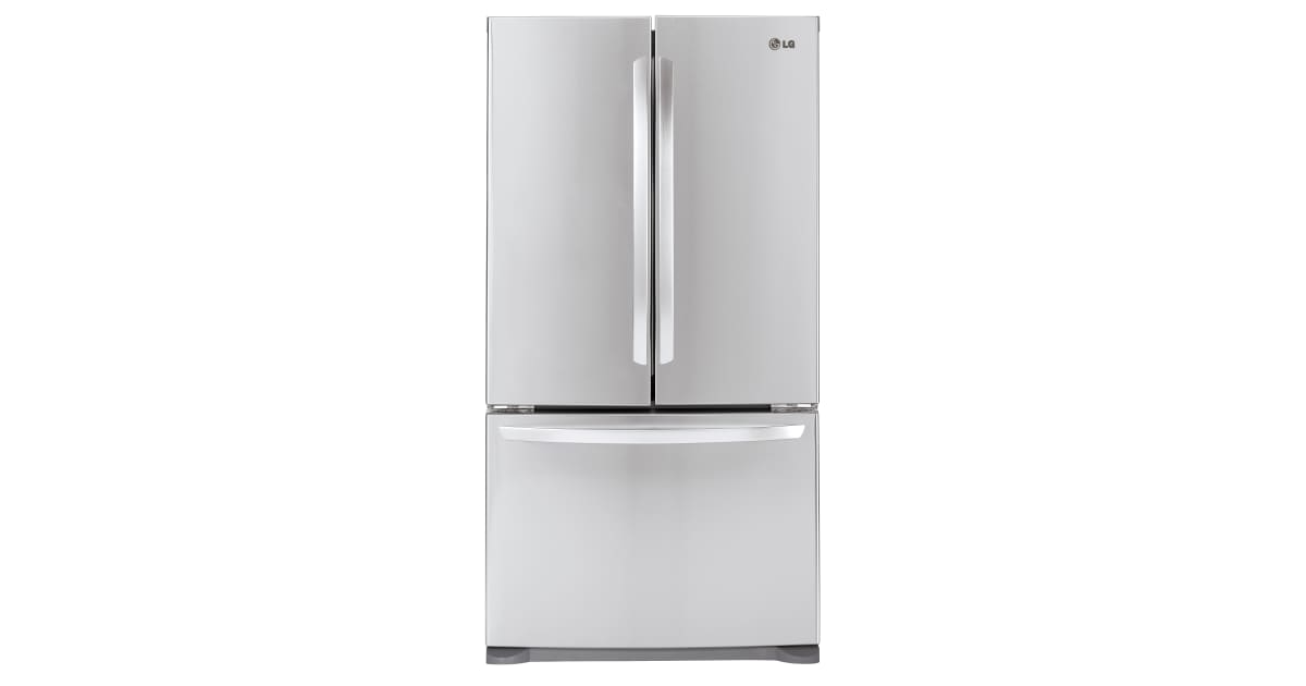 LG LFC25776ST 25 Cubic Foot French Door Refrigerator with Recessed LED ...