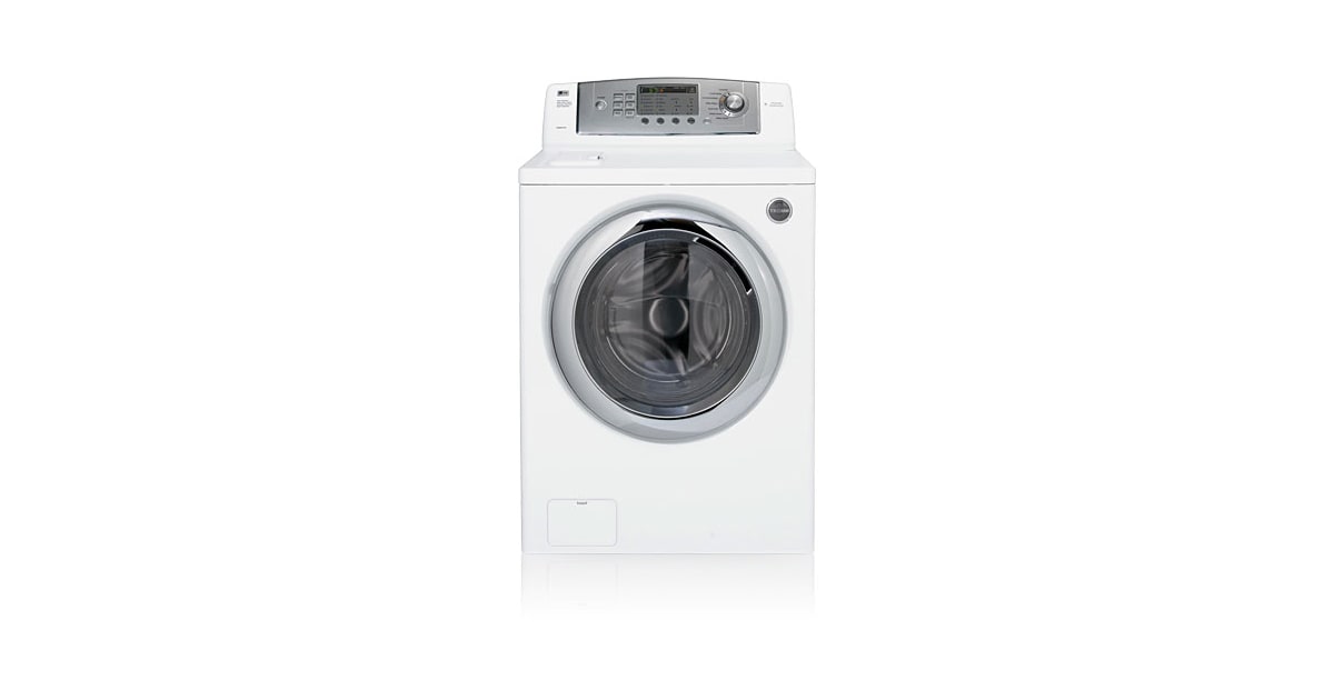 LG WM0642HW 27" Front Loading Washer with 3.83 Cubic Foot Capacity and ...