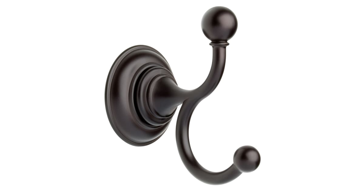 Liberty Hardware 116906 3 5/8" Projection Double Robe Hook from the ...