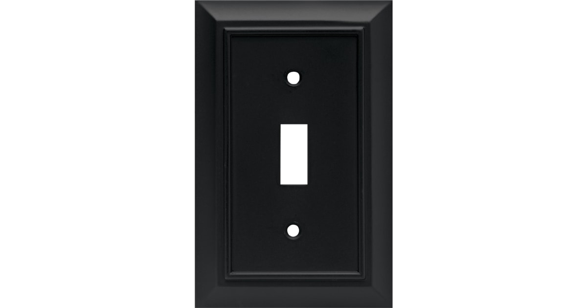 Liberty Hardware 64219 Architectural Series Single Wall Plate ...