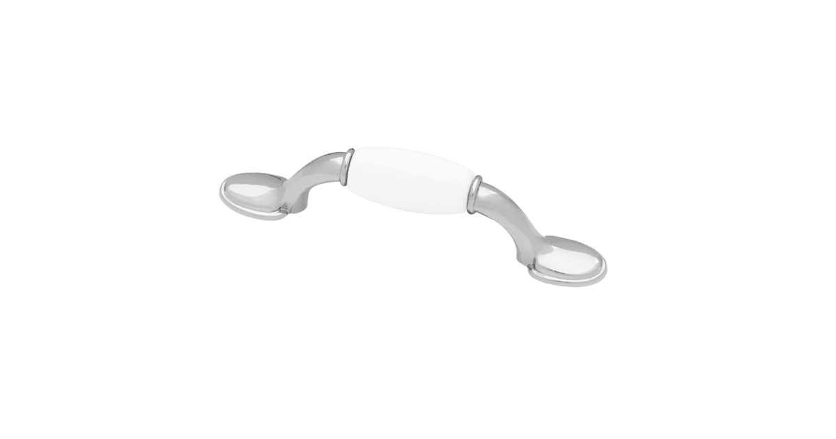 Liberty Hardware P50011C-CHW-C5 3 Inch Ceramic Insert Spoon Foot Handle ...