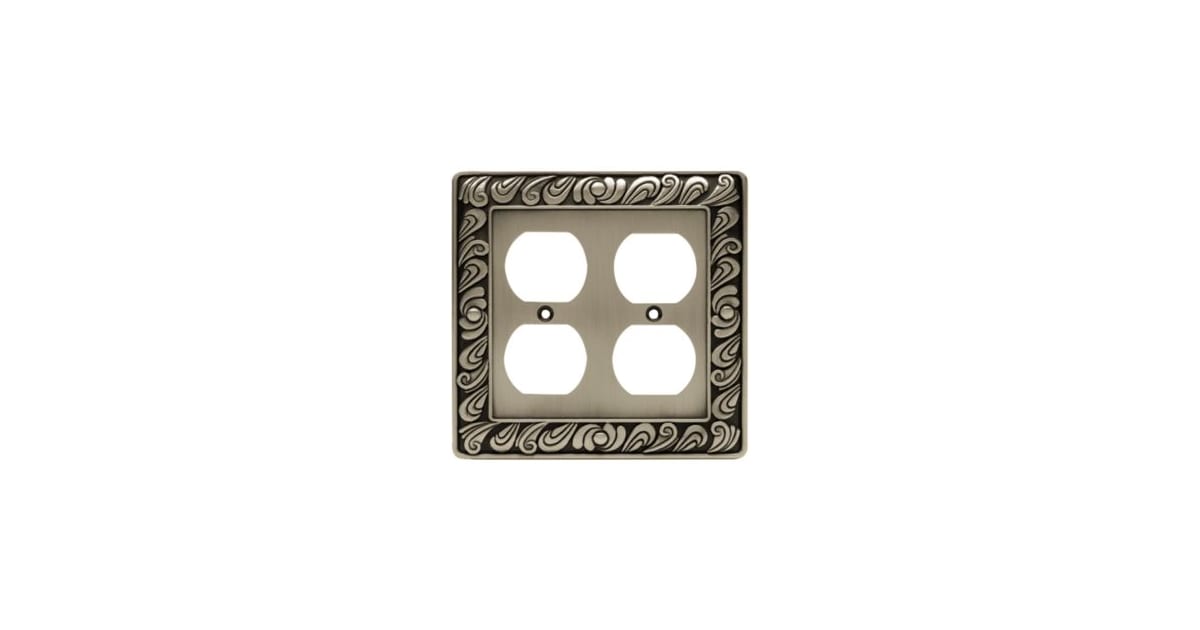 Liberty Hardware 64196 Paisley Series Double Duplex Wall Plate ...