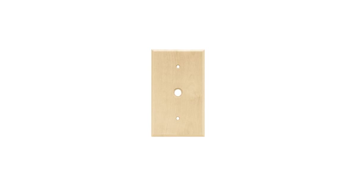 Liberty Hardware 64663 Wood Square Series Single Coaxial Wall Plate ...