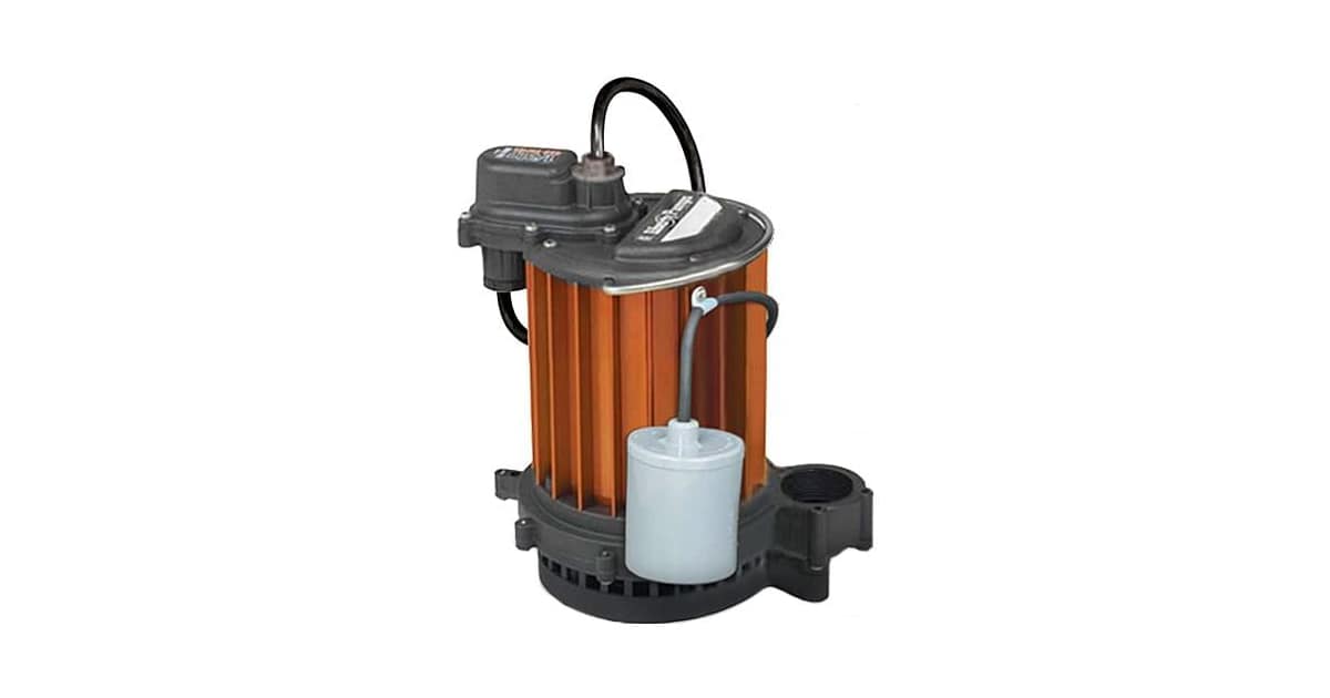 Liberty Pumps 231 1/3 HP Aluminum Submersible Sump Pump with Integral ...