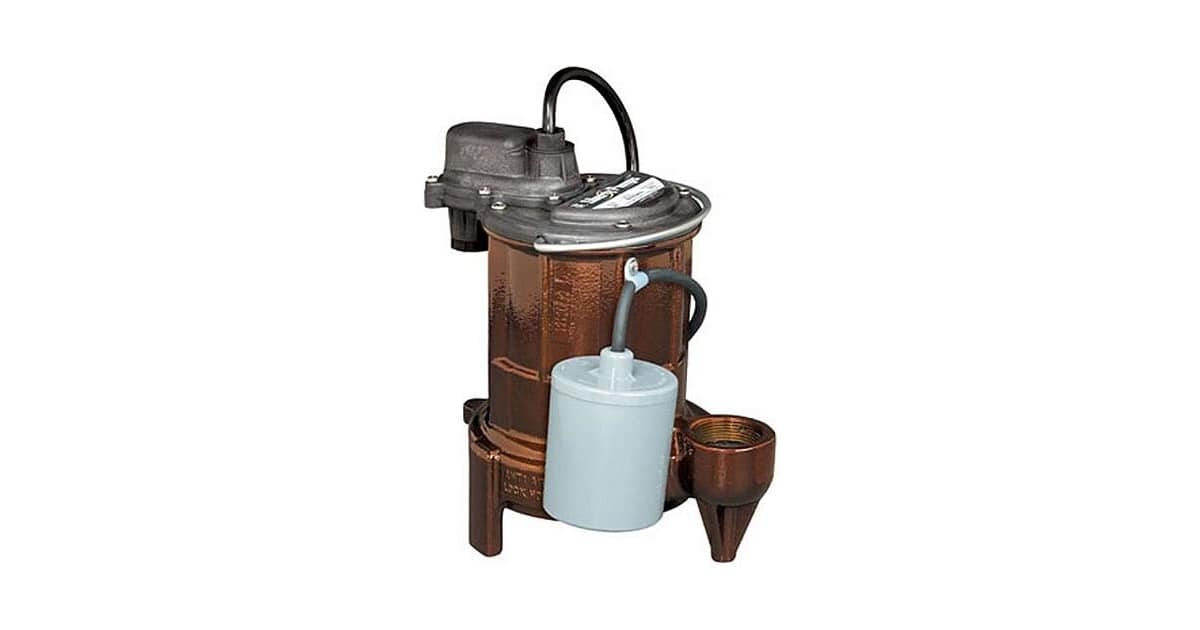 Liberty Pumps 251-2 1/3 HP Cast Iron Submersible Sump Pump with ...