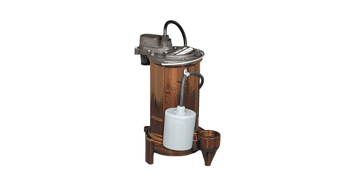 Liberty Pumps 281-2 1/2 HP Cast Iron Submersible Sump Pump with ...