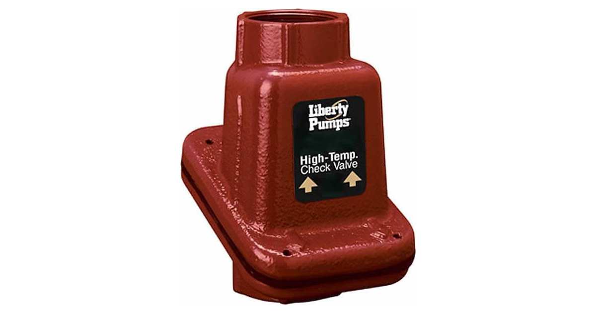 Liberty Pumps HCV150 High Temperature Cast Iron Check Valve 1-1/2 ...