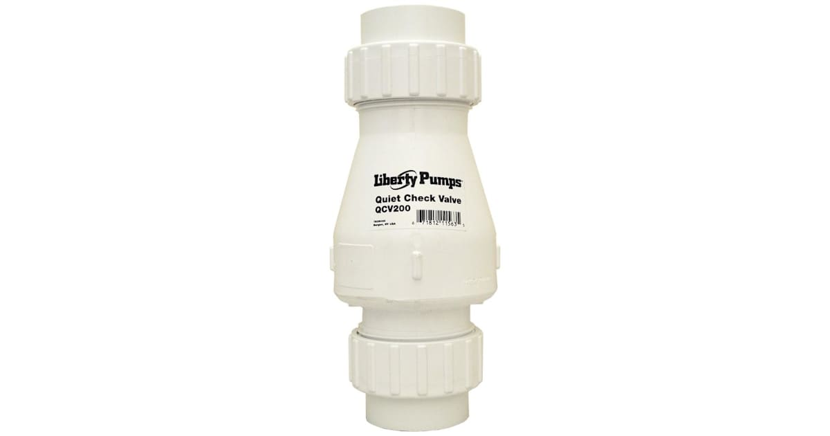 Liberty Pumps QCV200 2" Quiet PVC Check Valve | Ferguson Home