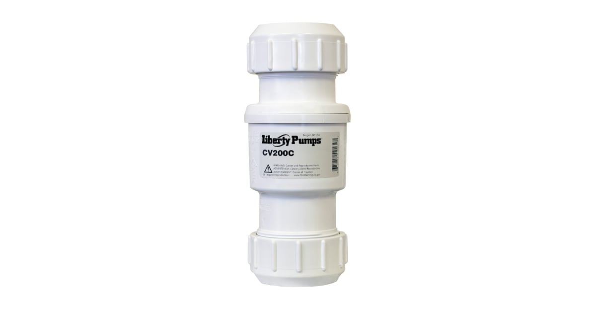 Liberty Pumps CV300C Check Valve 3" HD PVC Compression Fit | Ferguson Home