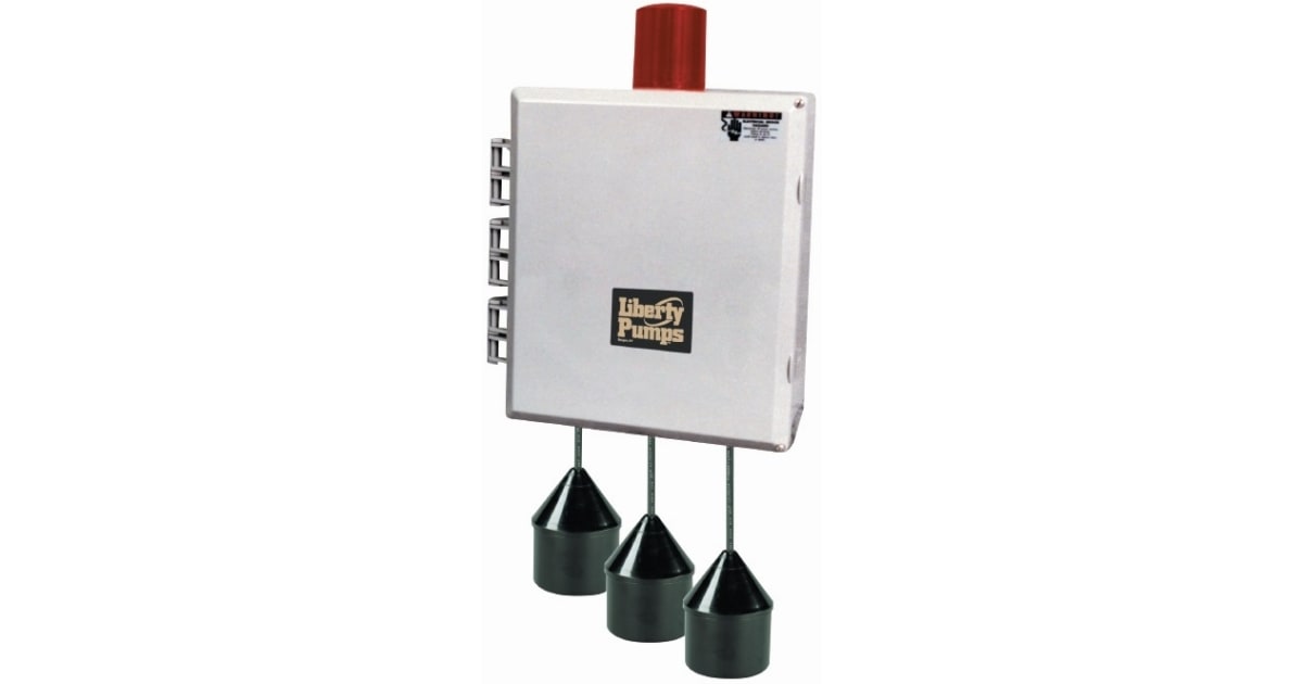 Liberty Pumps AE24L=3 AE Series Duplex Pump Control Panel with Alarm ...