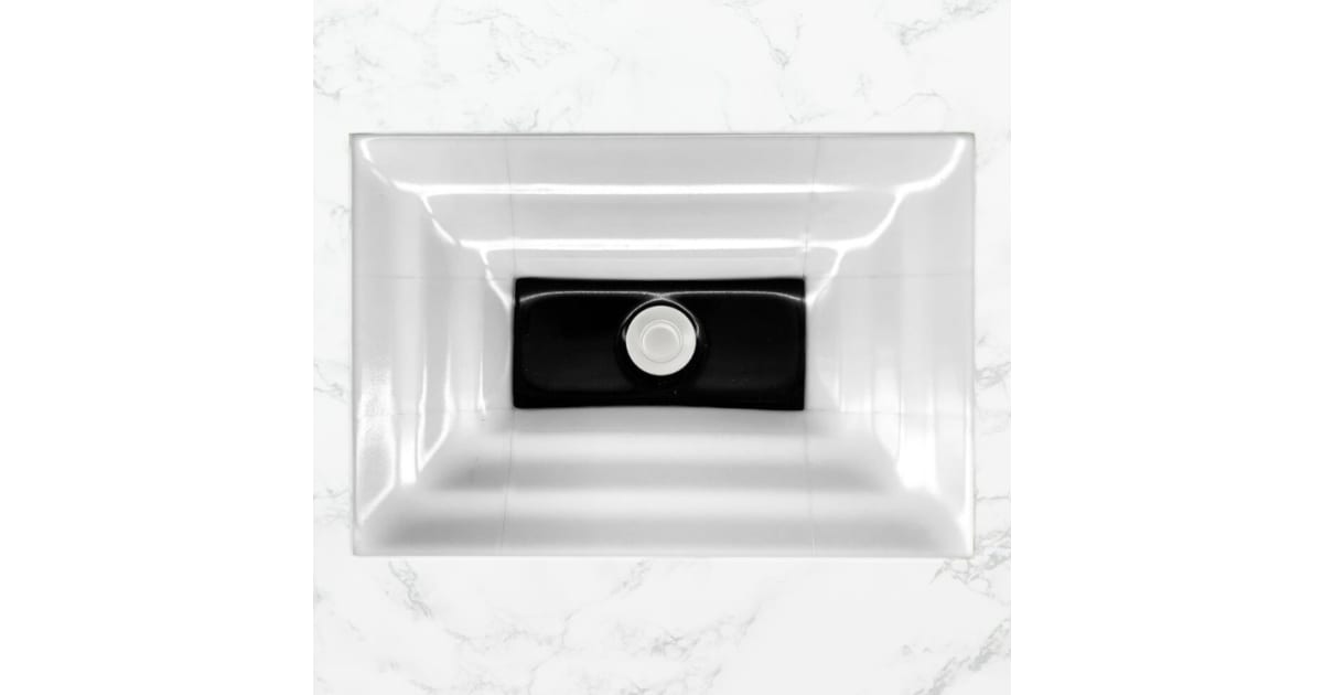 Linkasink AG08B 20" x 14" Medium Rectangular Artisan Glass Sink ...