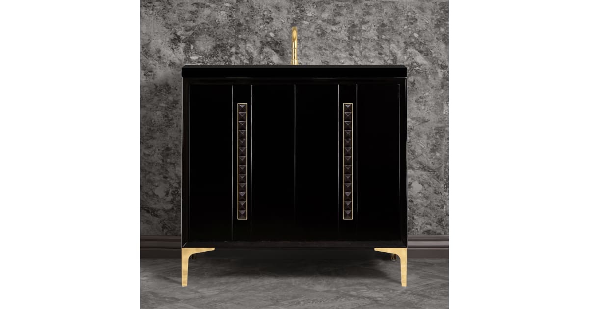 Linkasink VAN36B-022PB-04 Tuxedo 36" Single Free Standing Vanity ...