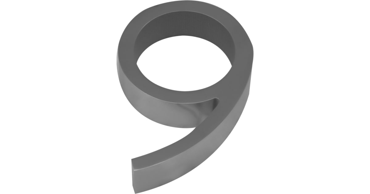 Linnea NUM5-9-SSS 304 Grade Stainless Steel 5 Inch High Address Number ...