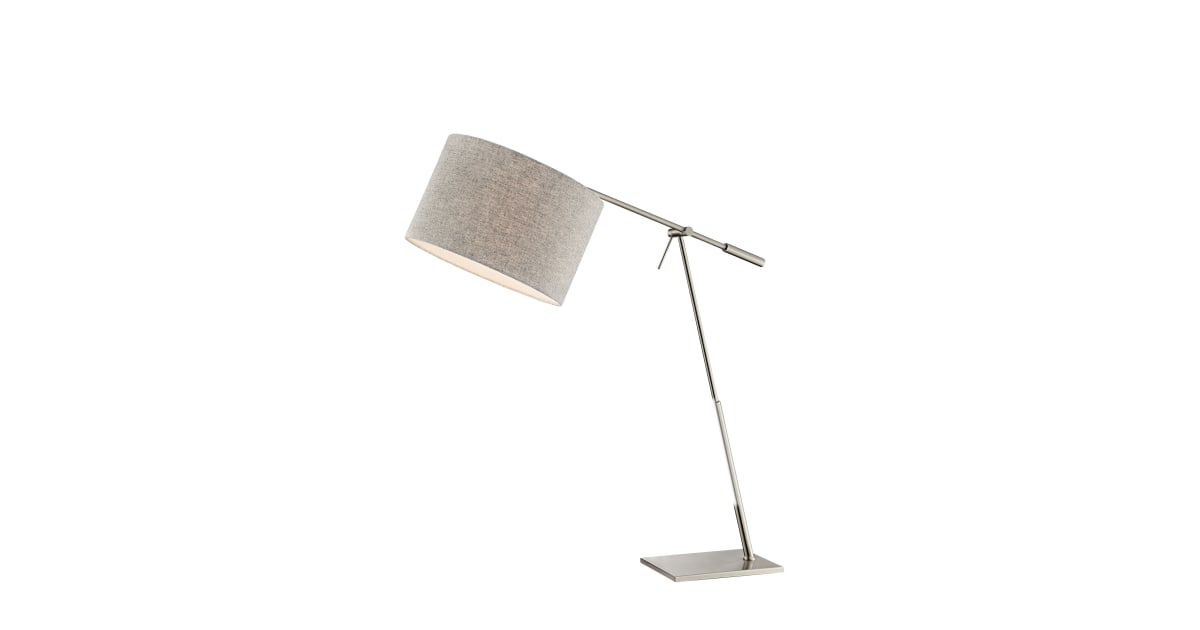 Lite Source LS-23050 Lucilla Single Light 35-1/2" Tall Boom Arm Desk ...