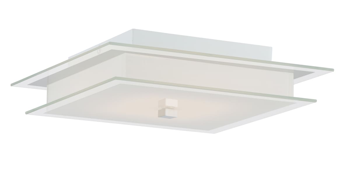 Lite Source LS-5708 Idonia Single Light 12" Wide LED Flush Mount ...