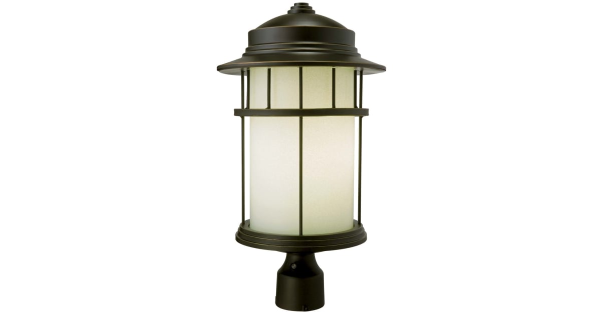 Lithonia Lighting ODPT10 GBZ Craftson Mission Style Outdoor Post Light ...