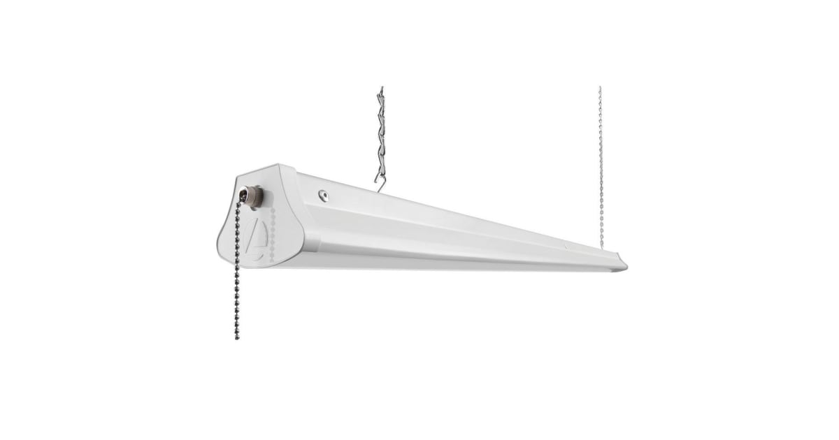 Lithonia Lighting 1290L 47" Wide Steel Construction LED Hanging Shop ...