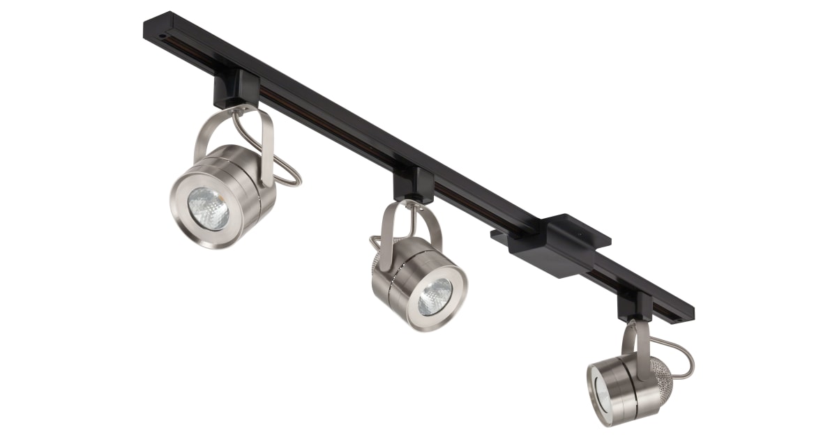Lithonia Lighting LTIKMSBK BN M4 3 Light 44" Track Kit with LTIHMSBK ...