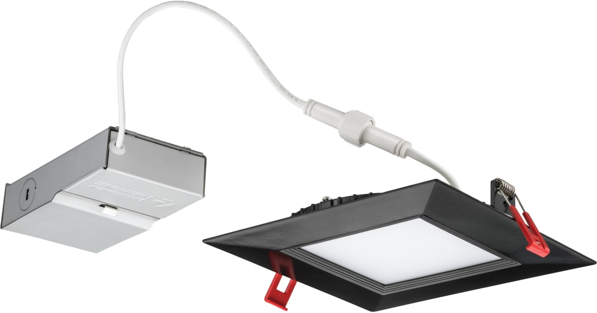 Lithonia Lighting WF6 SQ B LED 27K30K35K 90CRI MB M6 Wafer LED Canless ...