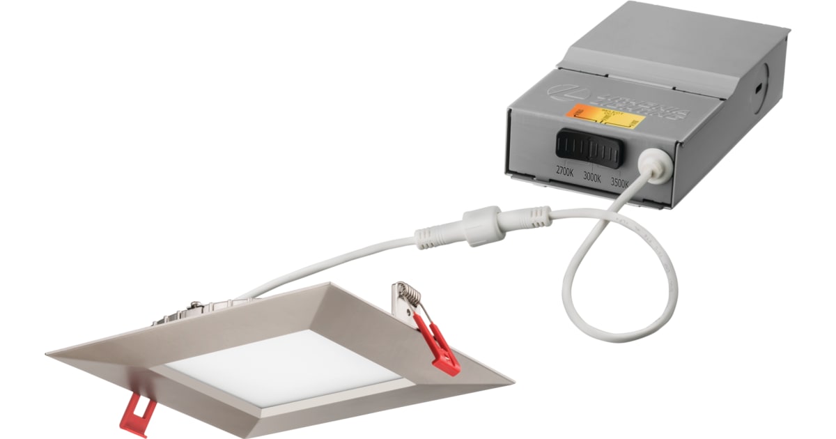 Lithonia Lighting WF6 SQ S LED 30K40K50K 90CRI BN M6 6" 2700K / 3000K ...