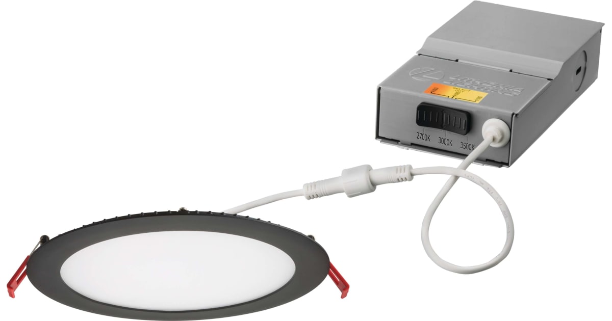 Lithonia Lighting WF8 LED 27K30K35K 90CRI MB M6 Wafer 8" LED Canless ...