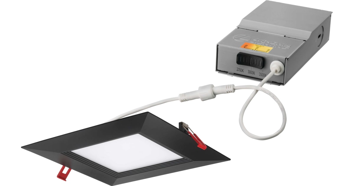 Lithonia Lighting WF8 SQ B LED 27K30K35K 90CRI MB M6 Wafer 8" LED ...