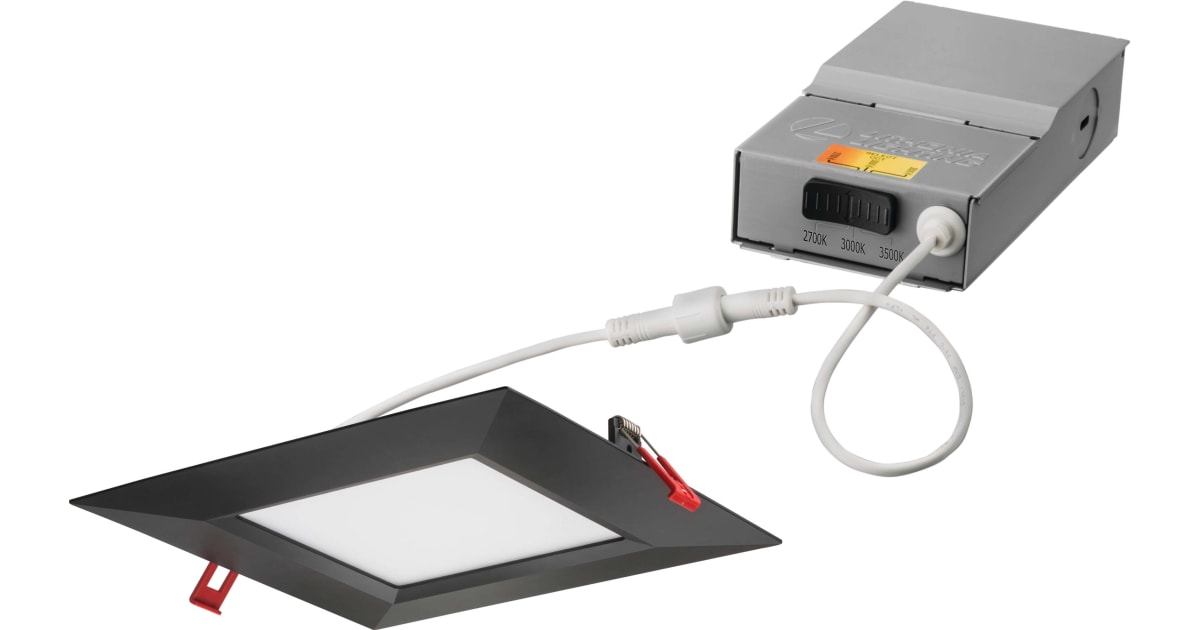 Lithonia Lighting WF8 SQ S LED 27K30K35K 90CRI MB M6 Wafer 8" LED ...