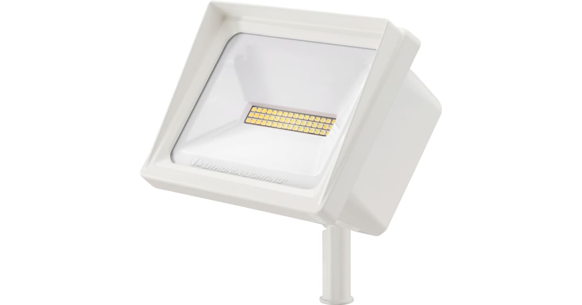 Lithonia Lighting QTE LED P1 40K 120 THK WH M6 Contractor Select Single Light 7" Wide LED ...