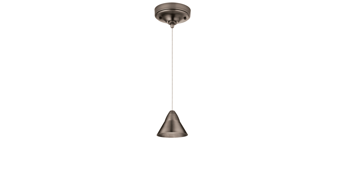 Lithonia Lighting 3 LED Bullet Fitter Mini Pendant with Metal Cone ...