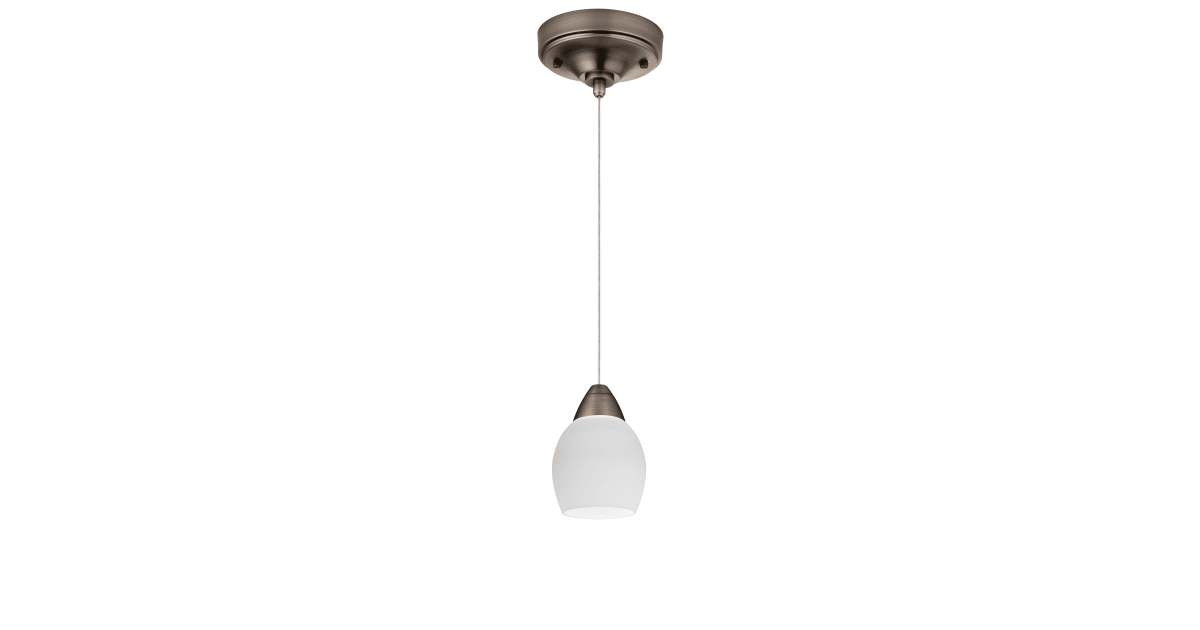 Lithonia Lighting 3 LED Bullet Fitter Mini Pendant with Ball Opal White ...