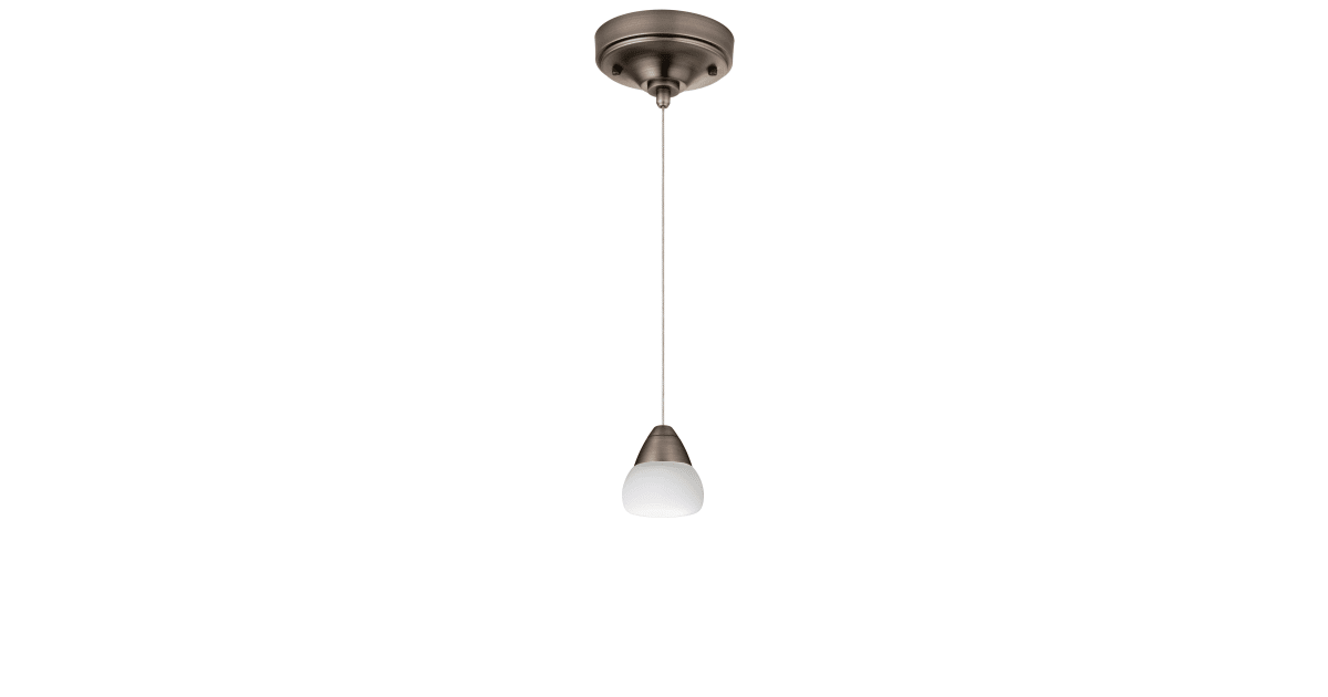 Lithonia Lighting 3 LED Bullet Fitter Mini Pendant with Small Bell Opal ...