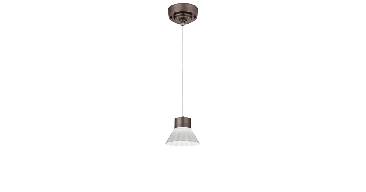Lithonia Lighting 3 LED Cylinder Fitter Mini Pendant with Cone White ...