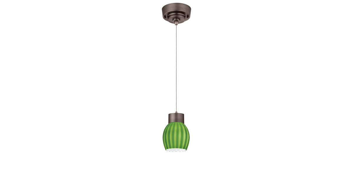 Lithonia Lighting 3 LED Cylinder Fitter Mini Pendant with Ball Green ...
