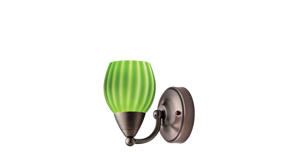 Lithonia Lighting 3 LED Bullet Fitter Wall Sconce with Ball Green Melon ...