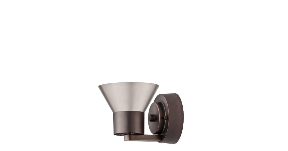Lithonia Lighting 3 LED Cylinder Fitter Wall Sconce with Metal Cone ...
