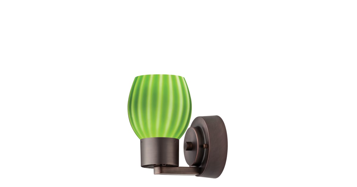 Lithonia Lighting 3 LED Cylinder Fitter Wall Sconce with Ball Green ...