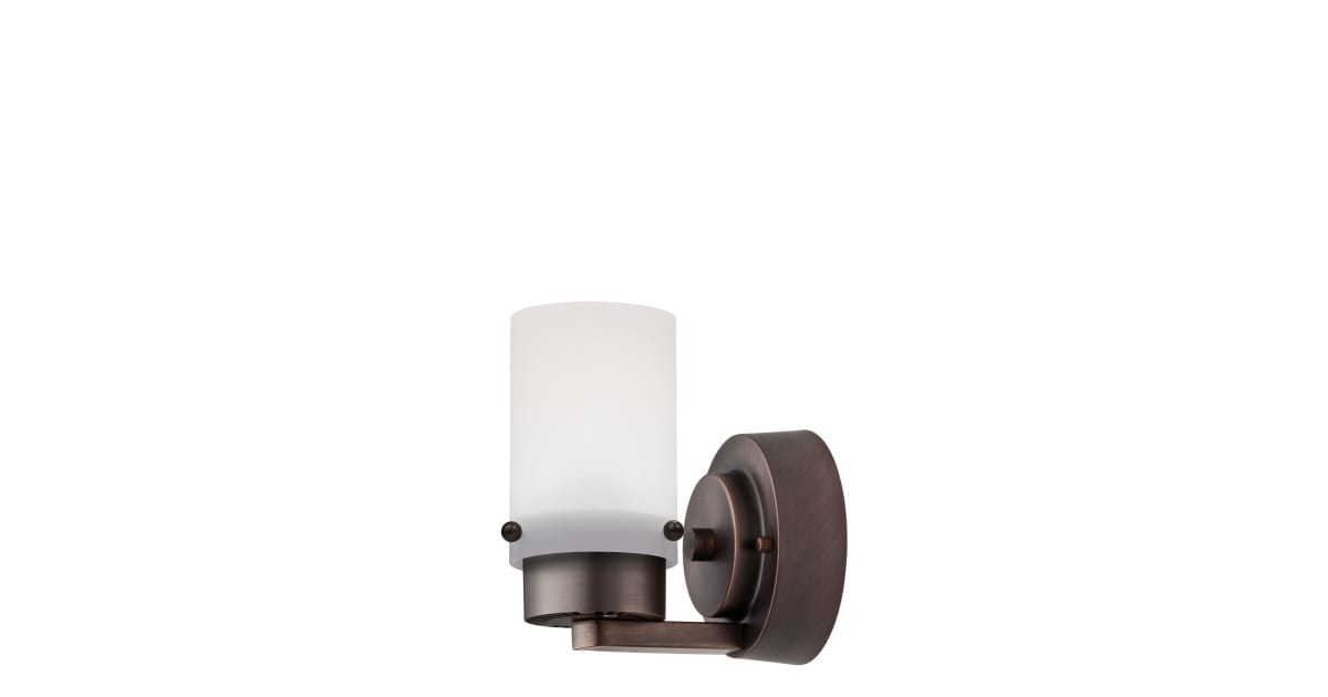 Lithonia Lighting 3 LED Cylinder Fitter Wall Sconce with Short Cylinder ...