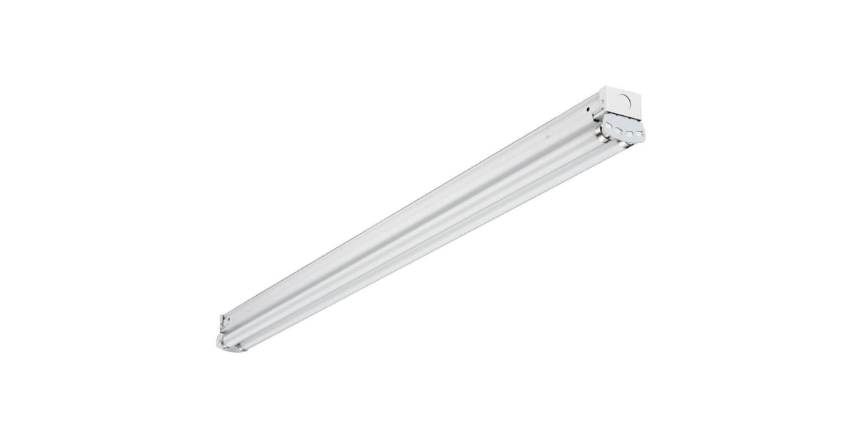 Lithonia Lighting Z 2 28T5 MVOLT GEB10PS 2 Light Linear Flush Mount Fluorescent Fixture ...