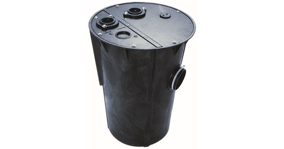 Little Giant 113034 24" x 36" Basin Only with 4" Cast Iron Hub ...