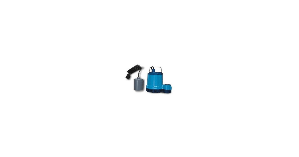 Little Giant 509050 1/3 HP 230V 52 GPM Eliminator® Submersible Sump ...