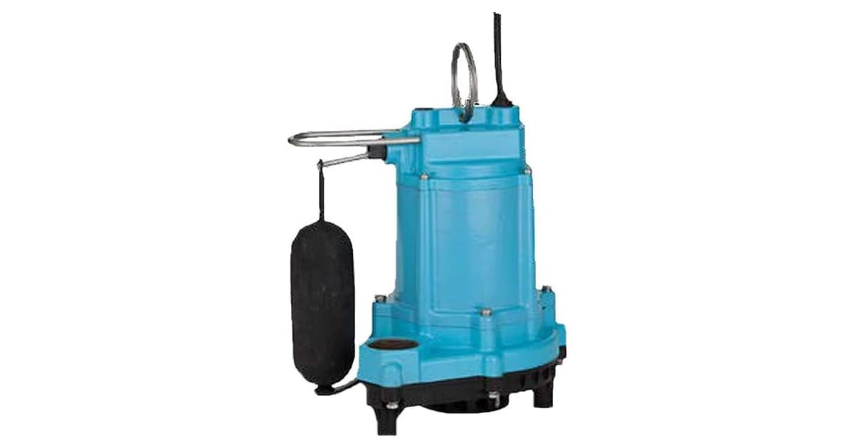 Little Giant 506804 6EC-CIA-SFS - 1/3 HP Polypropylene and Cast Iron ...