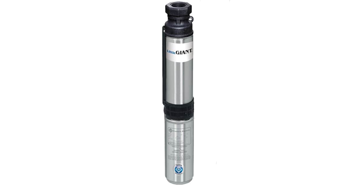 Little Giant 559133 5 GPM 1/2 HP Deep Well Submersible Pump with ...