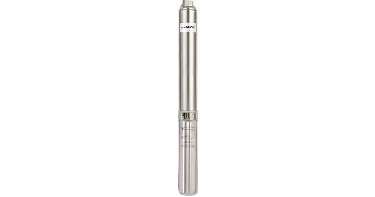 Little Giant 559161 12 GPM 3/4 HP Deep Well Submersible Pump with ...