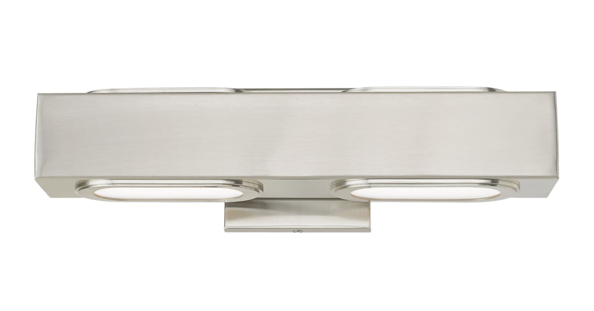 Livex Lighting 14852-91 Kimball 2 Light 16" Wide Integrated LED ...