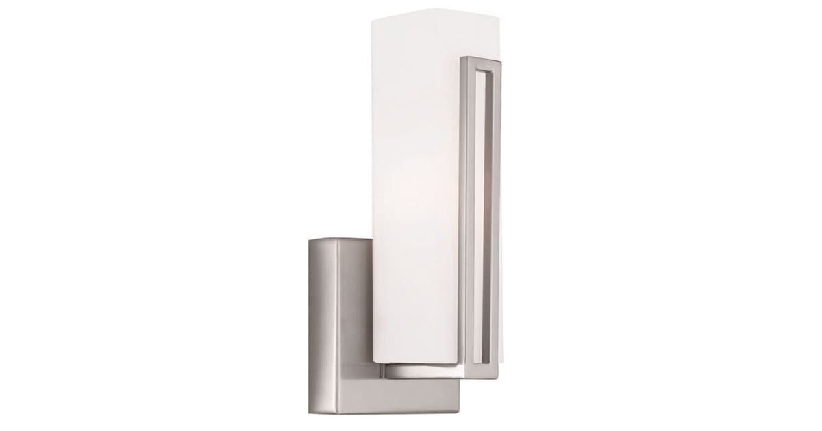 Livex Lighting 16391-91 Eclipse 1 Light ADA Compliant LED Wall Sconce ...
