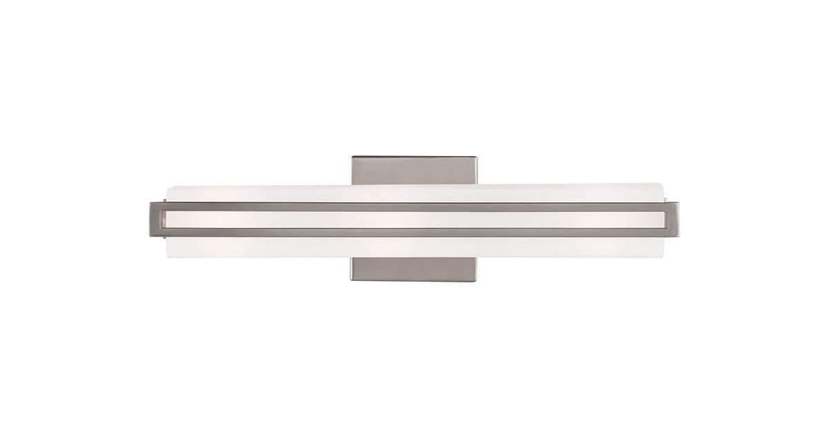 Livex Lighting 16392-91 Eclipse 1 Light ADA Compliant LED Bath Bar ...